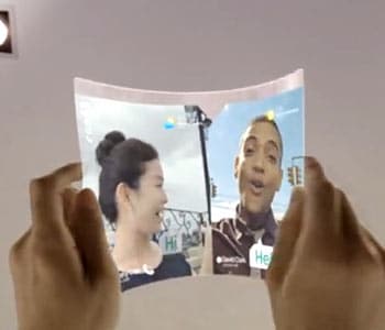 La tablette flexible et transparente par Samsung - KULTT