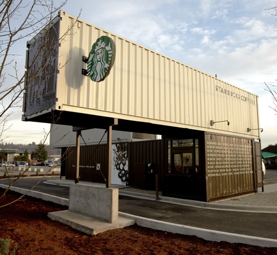 Un Café Starbucks dans un container - KULTT