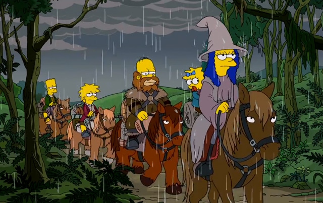 Le générique des Simpsons rend hommage à "The Hobbit" - KULTT