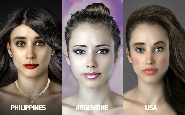 "Rendez-moi belle". Elle demande à 25 pays de photoshoper son portrait ...