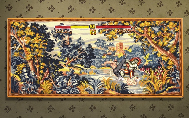 Avec son aiguille, un geek détourne les canevas de grand-mère - KULTT