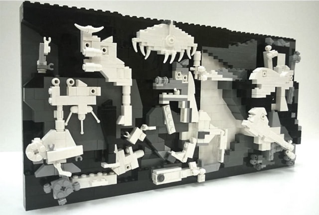 Le "Guernica" de Picasso recréé en Lego - KULTT