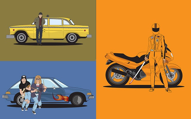 Les véhicules célèbres du cinéma par Mainger - KULTT