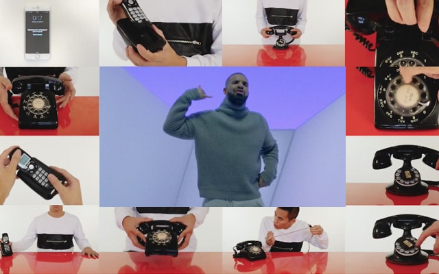 Le titre "Hotline Bling" rejoué par des téléphones - KULTT
