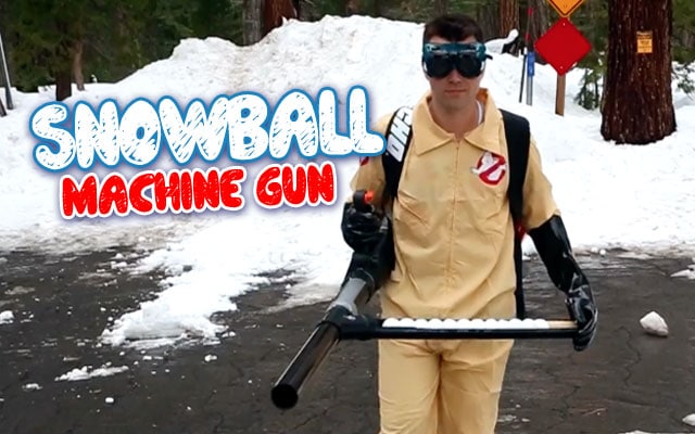 Construction d'une mitrailleuse à boules de neige - KULTT