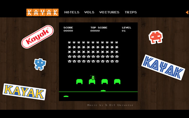 KAYAK lance son extension jeux d’arcade - KULTT