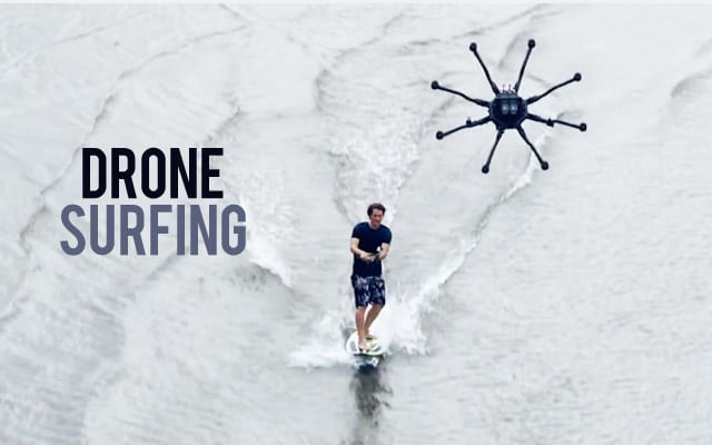 Ils inventent le Drone Surfing - KULTT