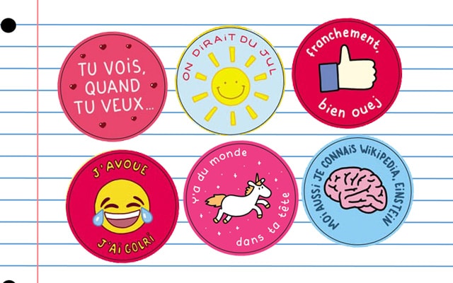 Un professeur d'anglais lance des stickers pour les copies des élèves ...