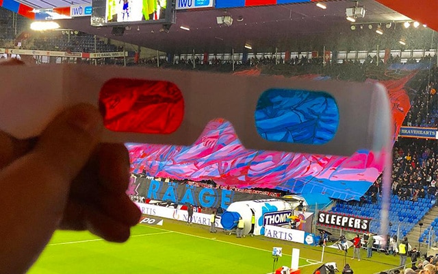 Les supporters du FC Bâle font un tifo en 3D - KULTT