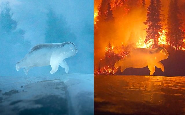 WWF dévoile un stop motion fait avec de la glace pour alerter sur le ...
