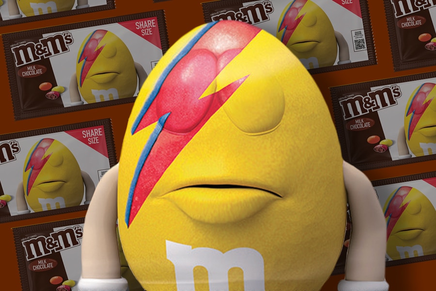 Les emballages M&M's détournent des pochettes d’albums cultes - KULTT