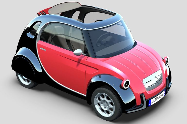 Un concept de Citroën 2CV électrique - KULTT