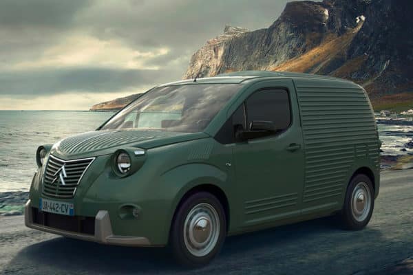 Lancement d'une Citroën 2CV Fourgonnette électrique au style vintage ...